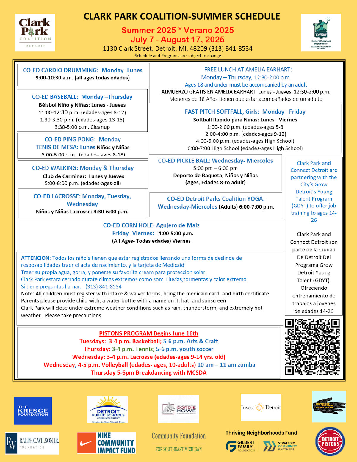 Events | Clark Park / Clark Park Coalition - Southwest Detroit ...